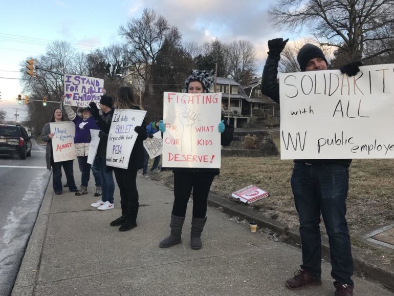 Teachers from southern counties flood Capitol in protest - Labor ...
